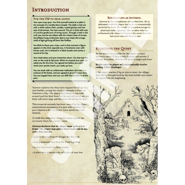 D8 Night - A Romantic D&D Adventure for 2 – D8 Night Adventures